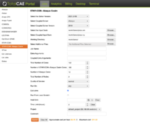 Abaqus Co-Simulation with CFD on TotalCAE - TotalCAE